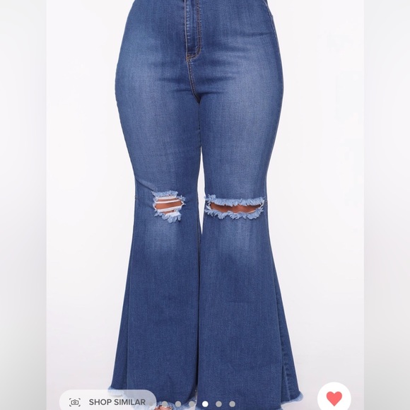 Fashion Nova | Jeans | Fn Mystery Solved Extreme Bell Bottom Jeans | Poshmark